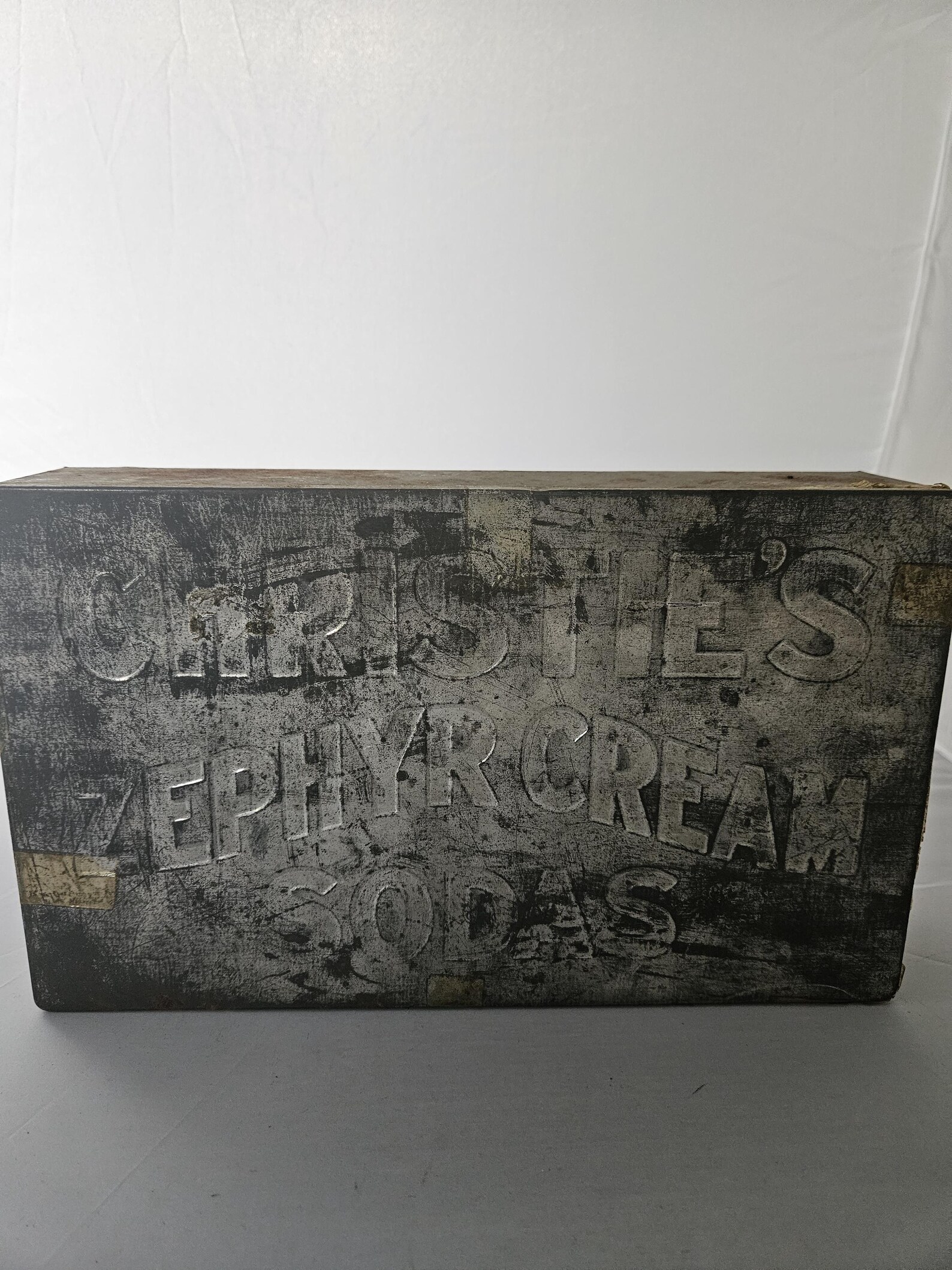 Vintage 1920s Christie's Zephyr Cream Sodas Advertising Tin - Etsy