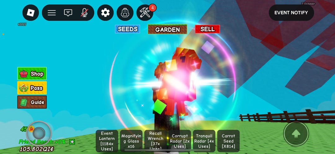 Rainbow Blue Jay Grow a Garden Roblox - Etsy