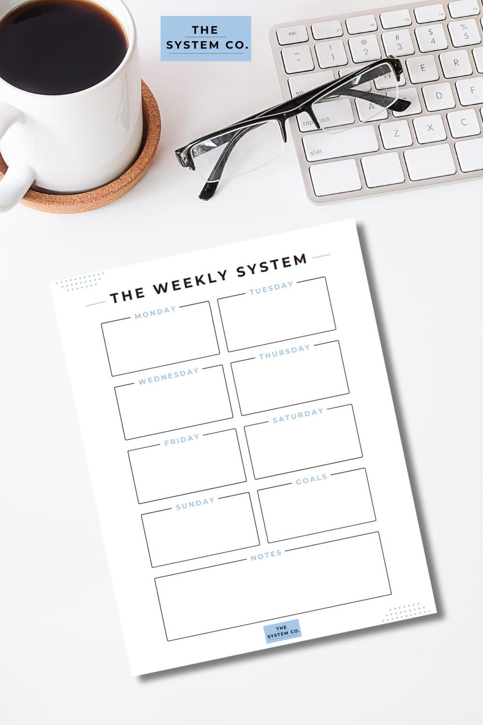 Undated Weekly Planner Printable - Etsy