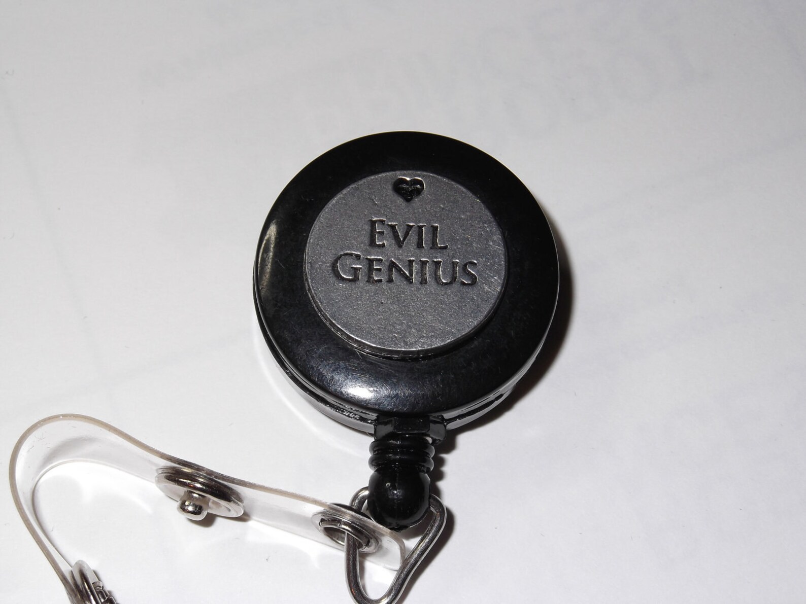 Evil Genius Retractable ID Holder Set Lanyard ID Holder - Etsy