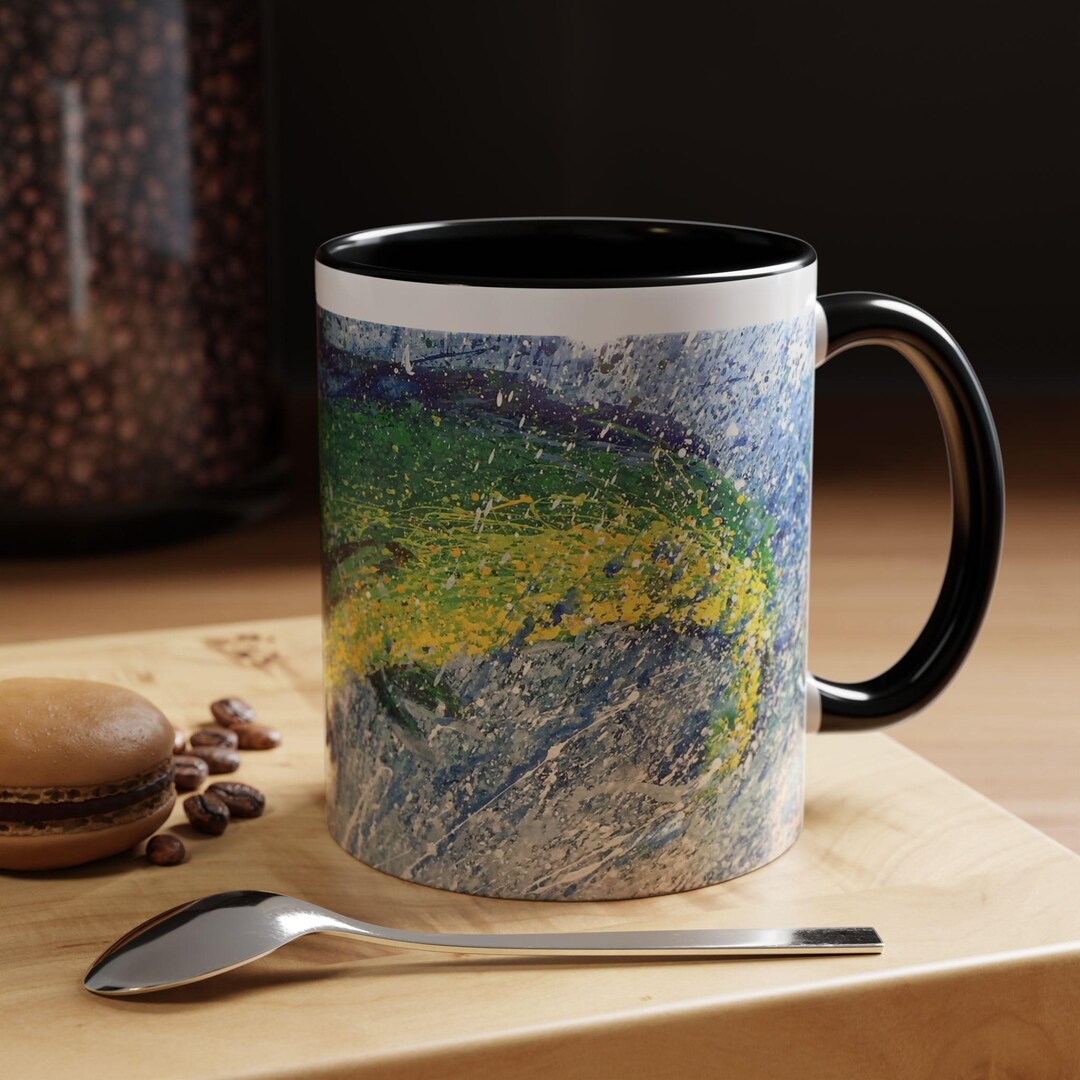 Mahi Mahi Chasing Flying Fish Ceramic Mug - Etsy