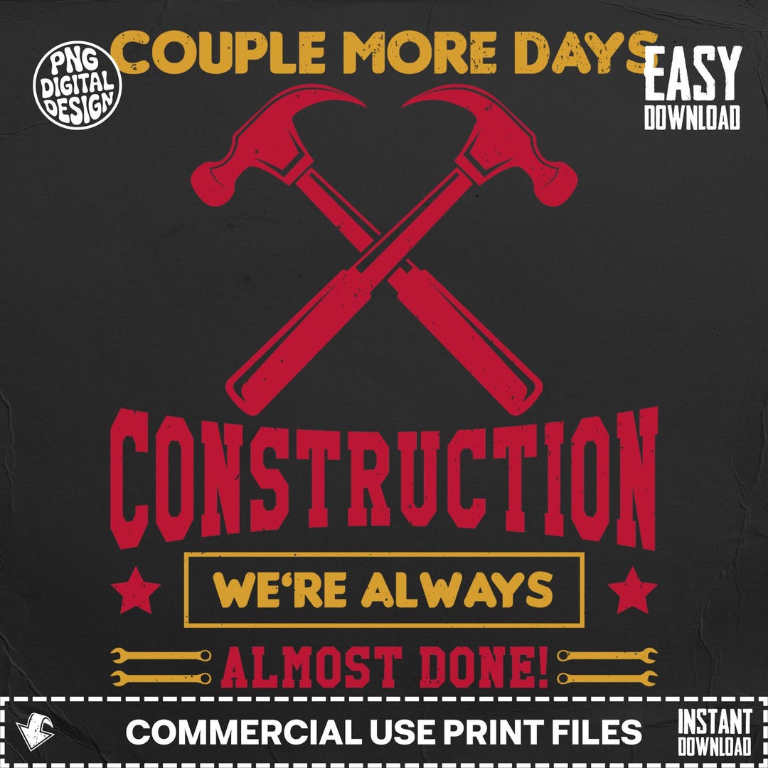 Construction Worker Digital Download, Funny DIY Sarcasm, Handyman ...