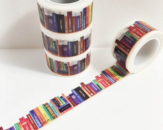 Colorful Book Shelf Multi Colored Books on a Shelf Bookshelf - Etsy