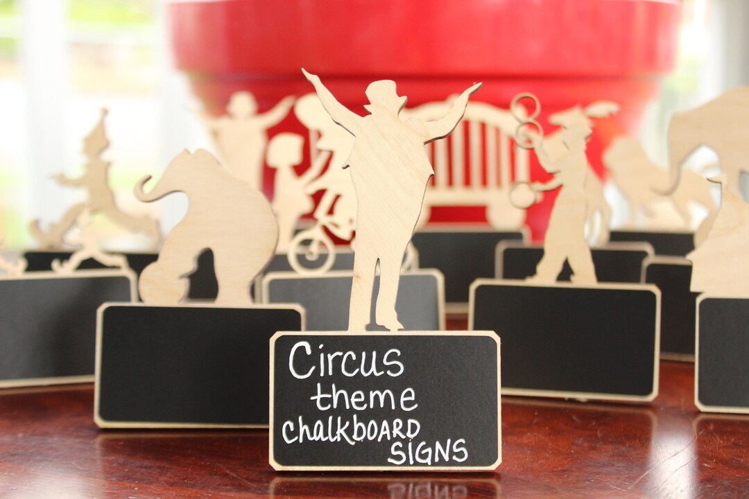Circus Carnival Chalkboard Food Markers: Party Theme Signs - Etsy