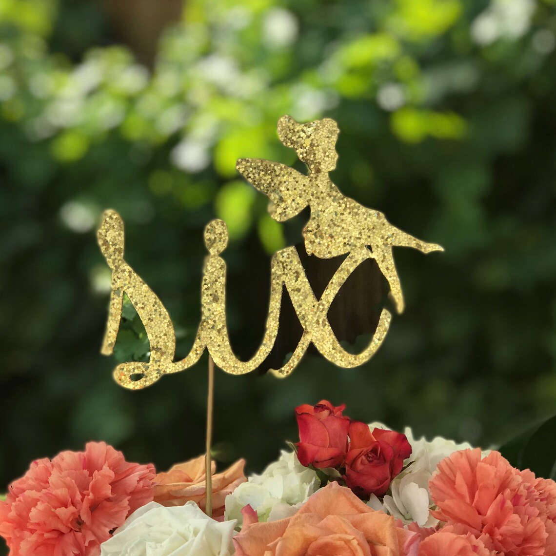 Tinkerbell Cake Topper Fairy Party Decorations 1st Birthday | Etsy