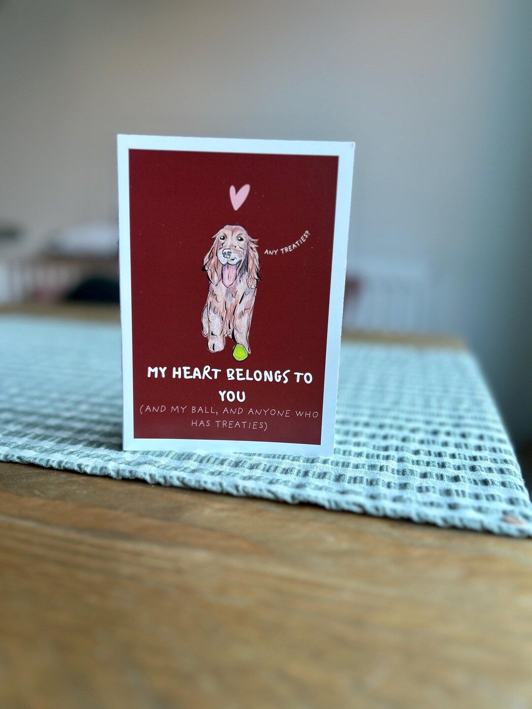 Funny Dog Valentine’s Day Card, Cocker Spaniel Card, Dog Lovers Cards ...