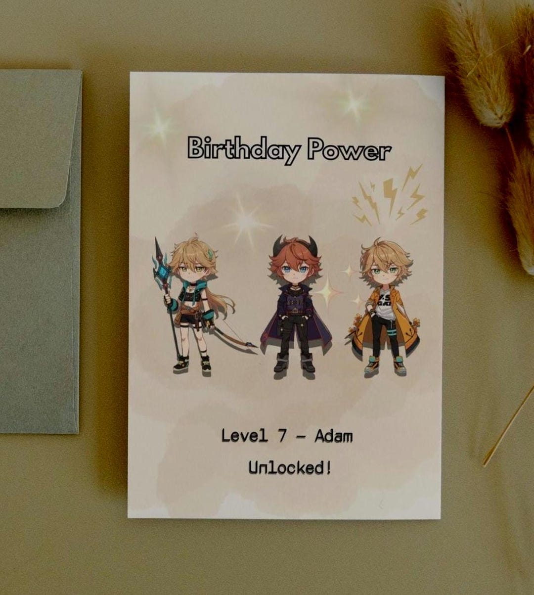 Kpop Demon Hunters Birthday Card • Level 7 Unlocked • Printable 5x7 ...
