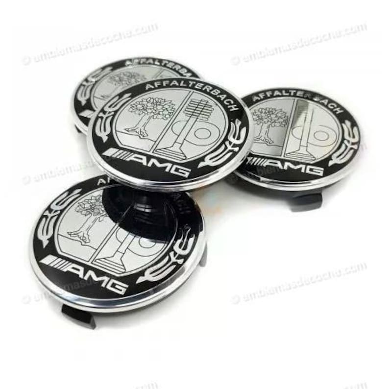 AMG Wheel Center Caps for Mercedes Benz 75mm - Etsy