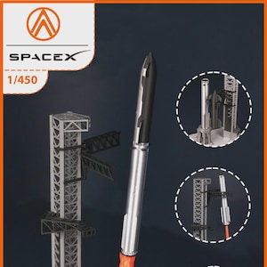 Spacex Starship Launch Tower Accurate Scale Replica: Starbase ...