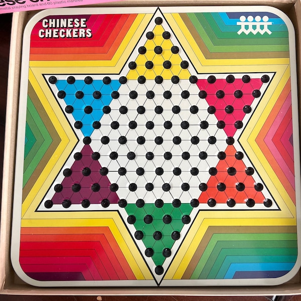 Chinese Checkers Tin - Etsy