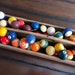 Vintage Pool Balls Assorted Set Billiards Game Room Man Cave Home Decor ...