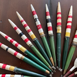 Vintage Wood Fishing Quill Vintage Wood Fish Float Hand Painted Vintage ...