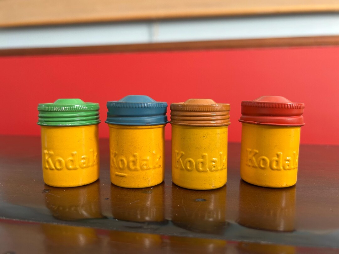 Vintage Kodak 35mm Film Canister Collection Vintage Old School ...