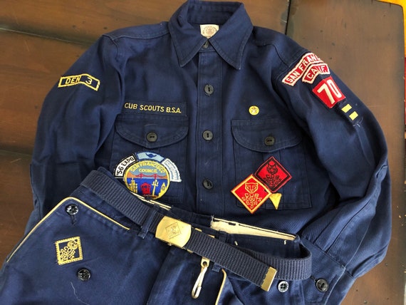Vintage 1950s Cub Scouts BSA Uniform With Badges San Francisco | Etsy