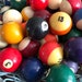 Vintage Pool Balls Assorted Set Billiards Game Room Man Cave Home Decor ...