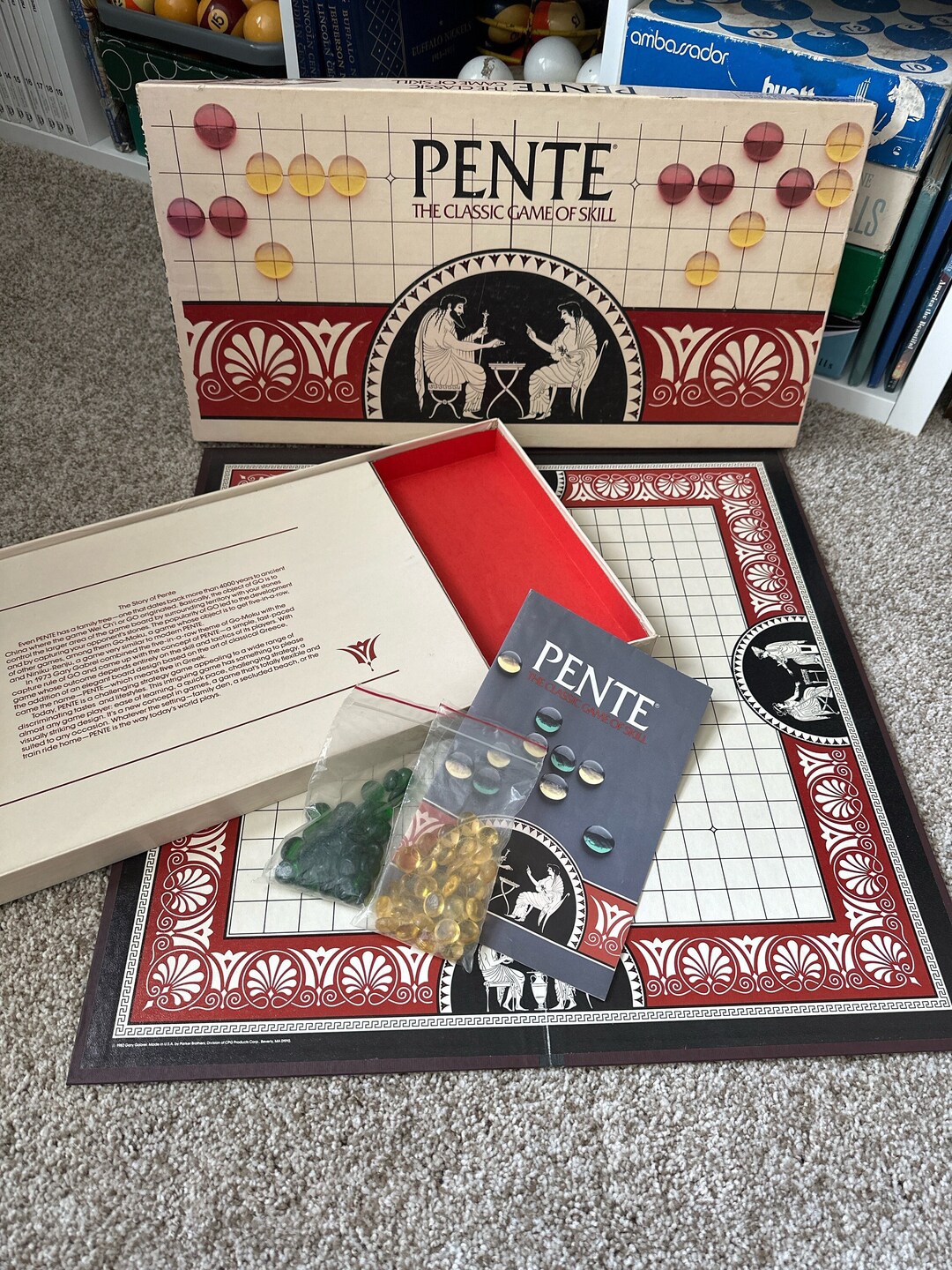 Vintage and Collectible Game of Pente by Parker Brothers No 0052, 1984 ...