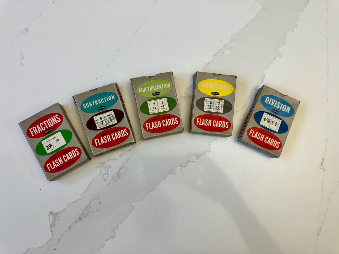 Flash Cards for Math - Mathematics Flash Cards for Subtraction ...