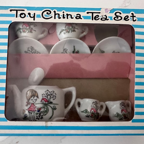 Vintage Childrens Tea Set Made in Japan - Etsy