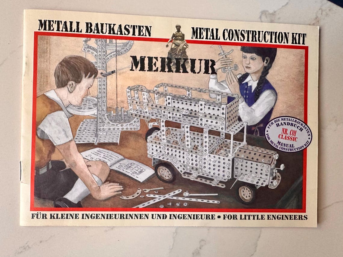 Mecano Set - Metall Baukasten - Metal Construction Kit - Karkur Metal ...