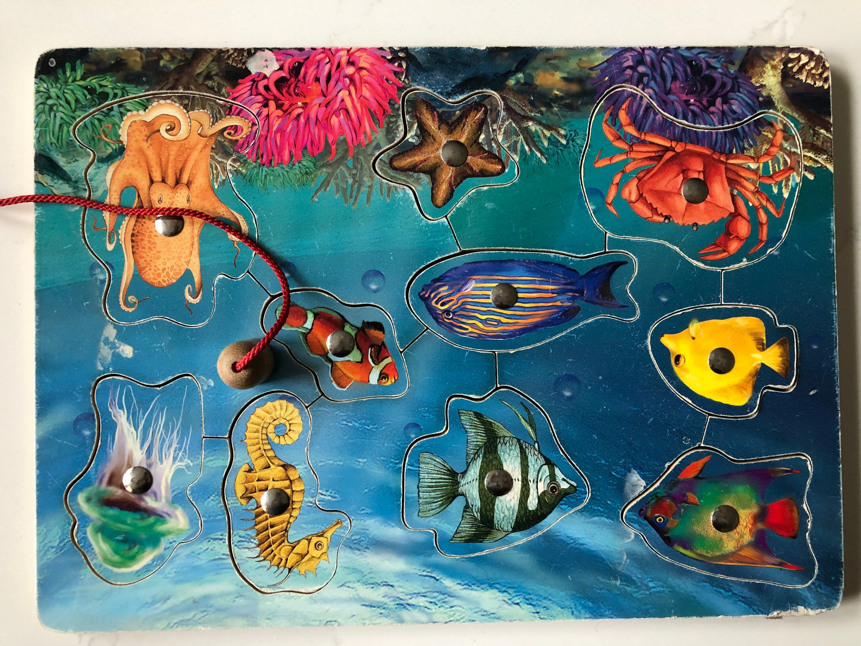 Games & Puzzles Vintage and Collectible Wood Puzzle and Puzzle Fish ...