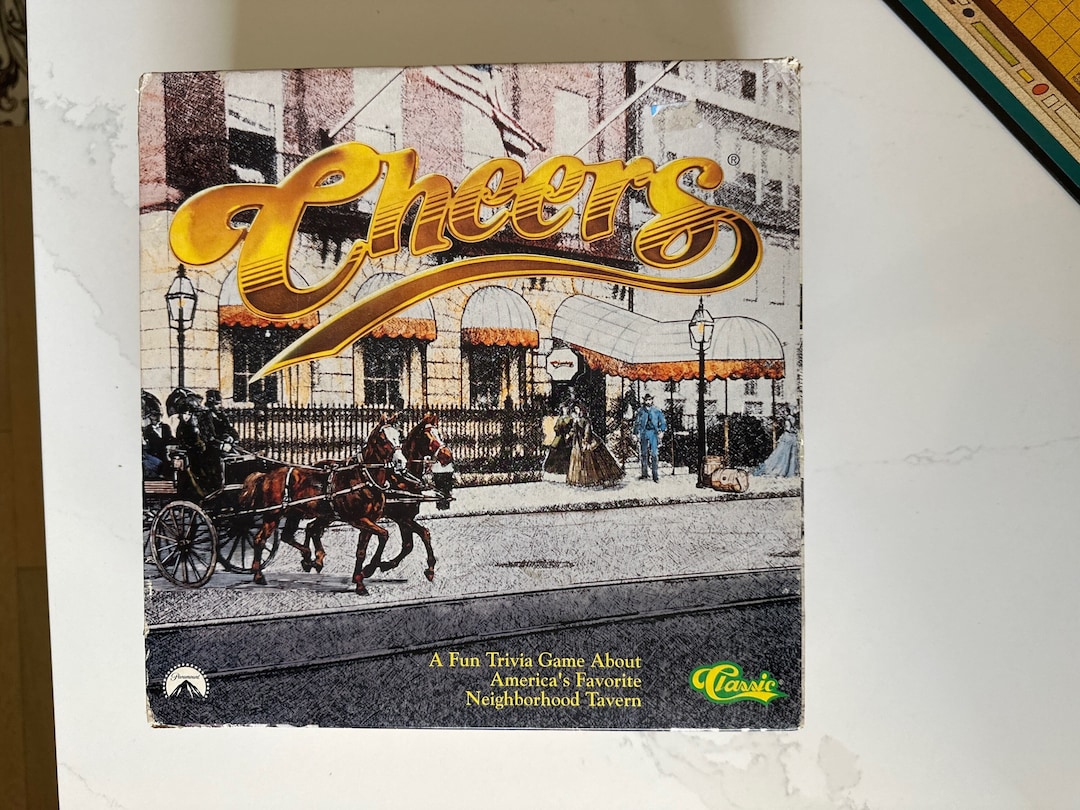 Vintage and Collectible Trivia Game About Cheers Cheers Board Game Ages ...