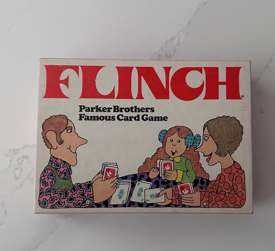 Vintage Game of Flinch - Flinch Card Game by Parker Brothers, No. 693 ...