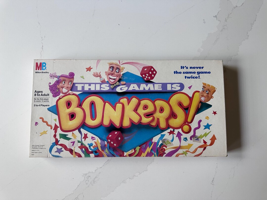 Bonkers Game - Bonkers Board Game - Vintage and Collectible Game of ...