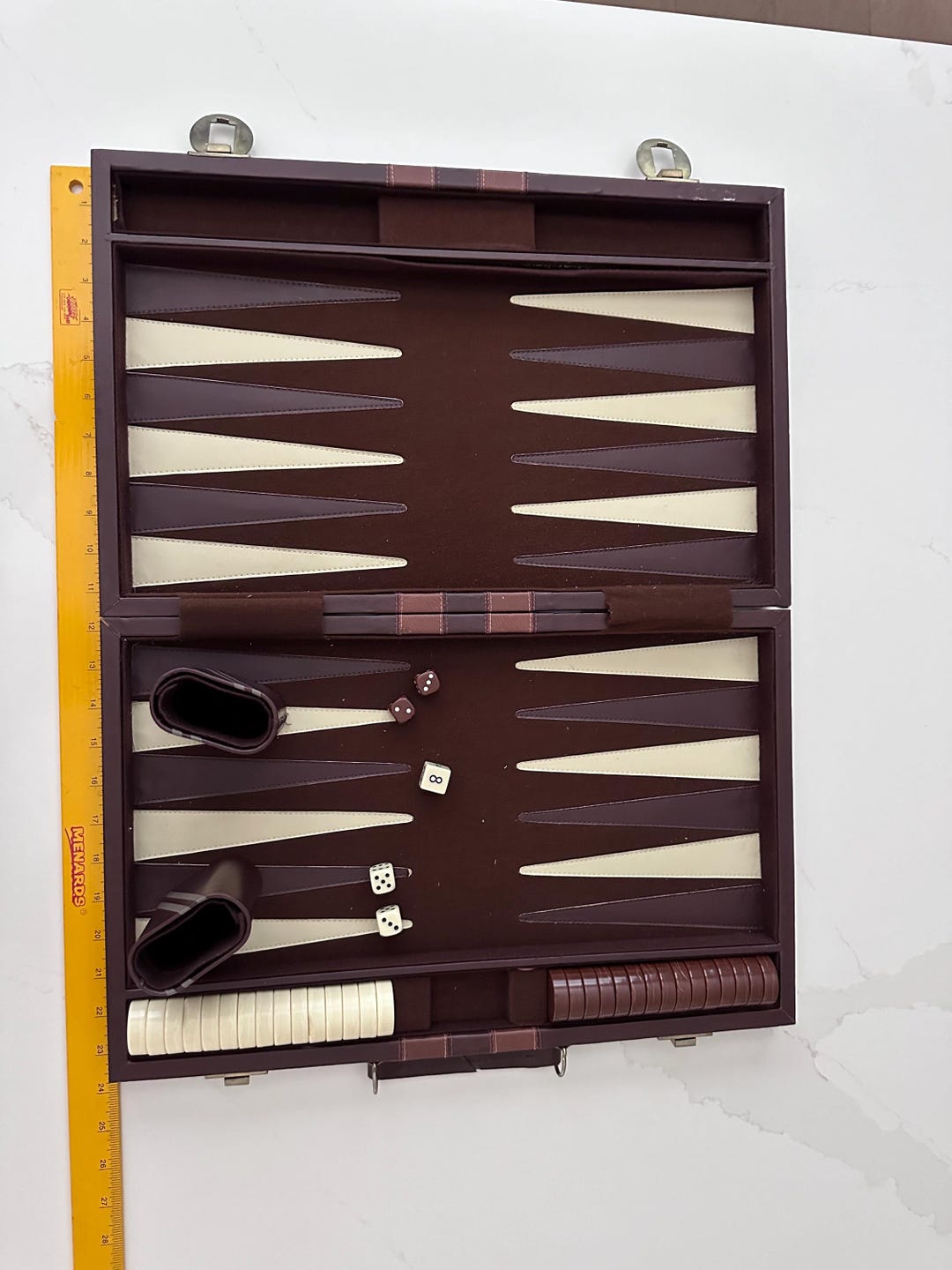 Vintage and Collectible Set of Backgammon Backgammon Game in Carrying ...