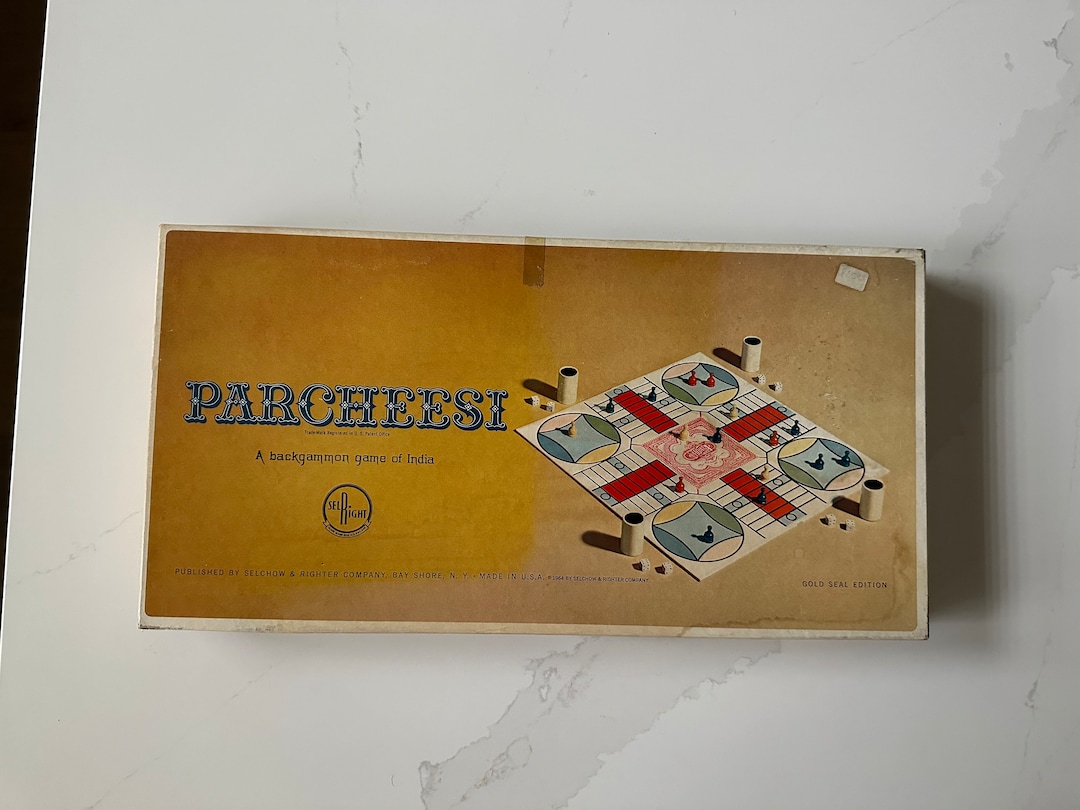 Vintage and Original Parcheesi Board Game by Selright Games - Etsy