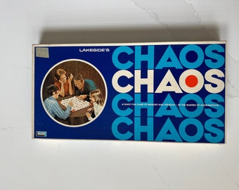 Vintage 1971 Chaos Board Game by Lakeside Complete Excellent 1970s ...
