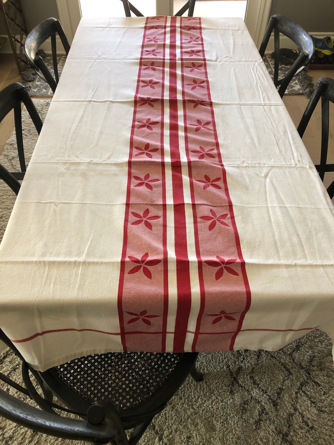 Vintage Table Cloth - Dinner Linens - Dining Cloth - Table Linens - Etsy