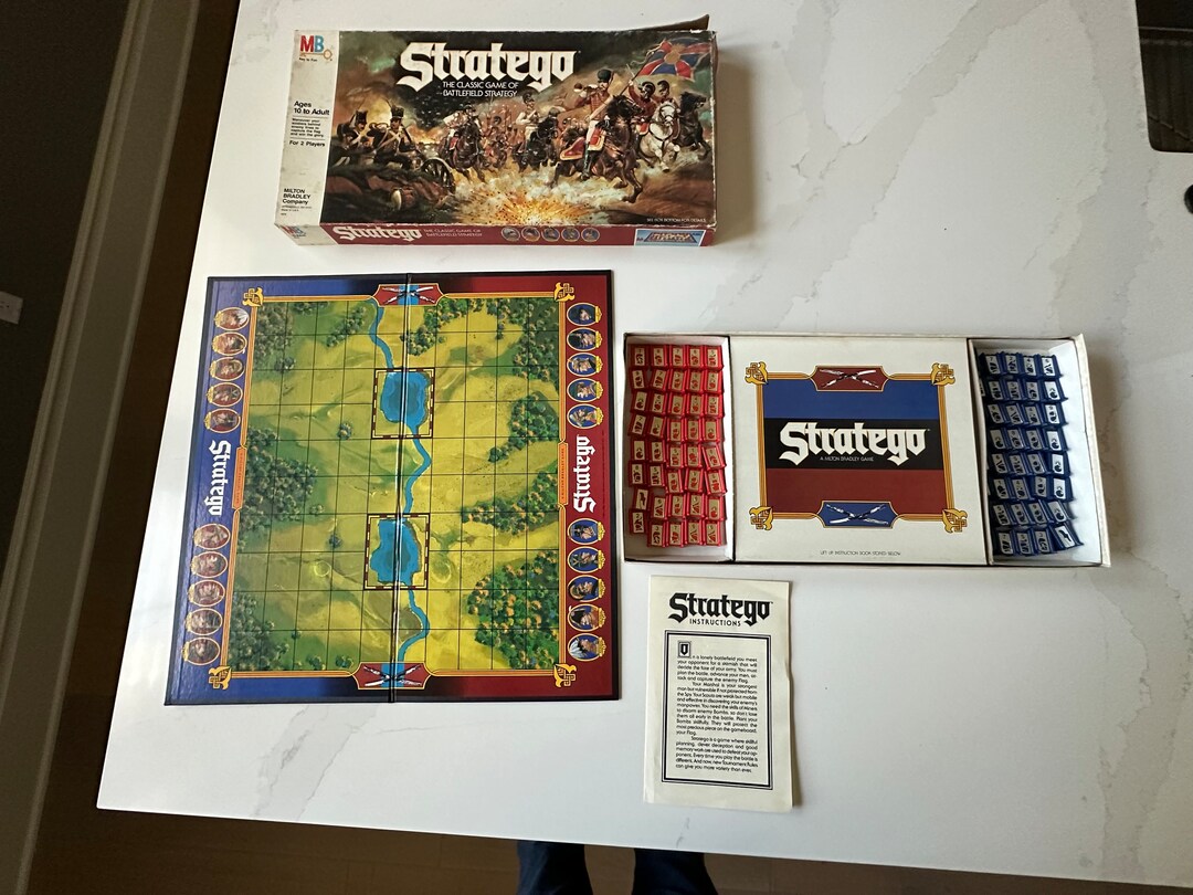 Vintage and Collectible Game of Stratego by Milton Bradley, Ages 10 to ...