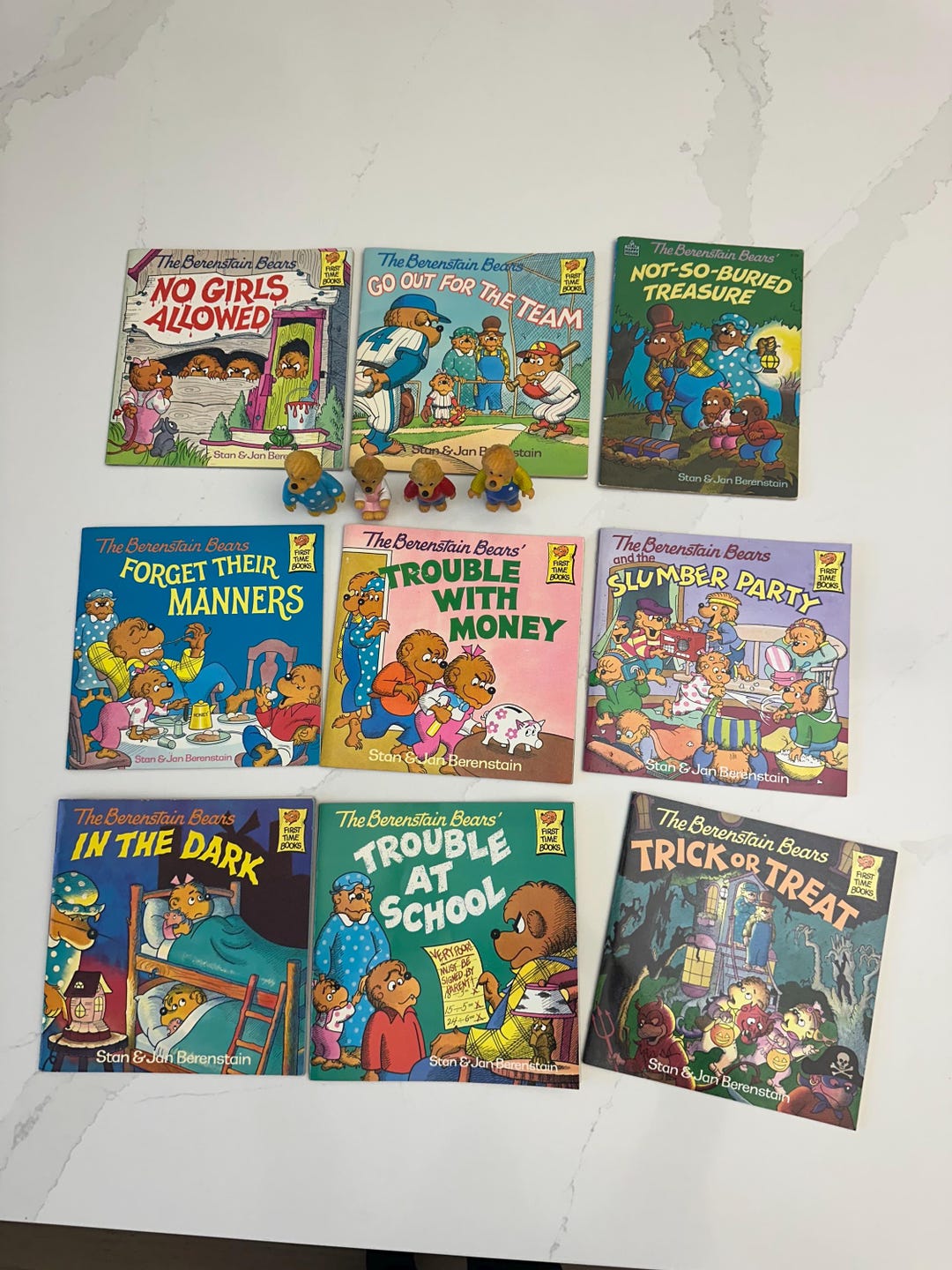 Berenstain Bears Collectibles - Set of Four Berenstain Bears Characters ...