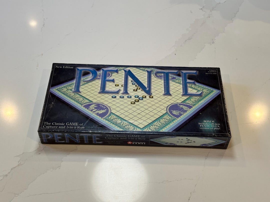 Pente Game - Vintage and Collectible Game of Pente by Winning Moves ...