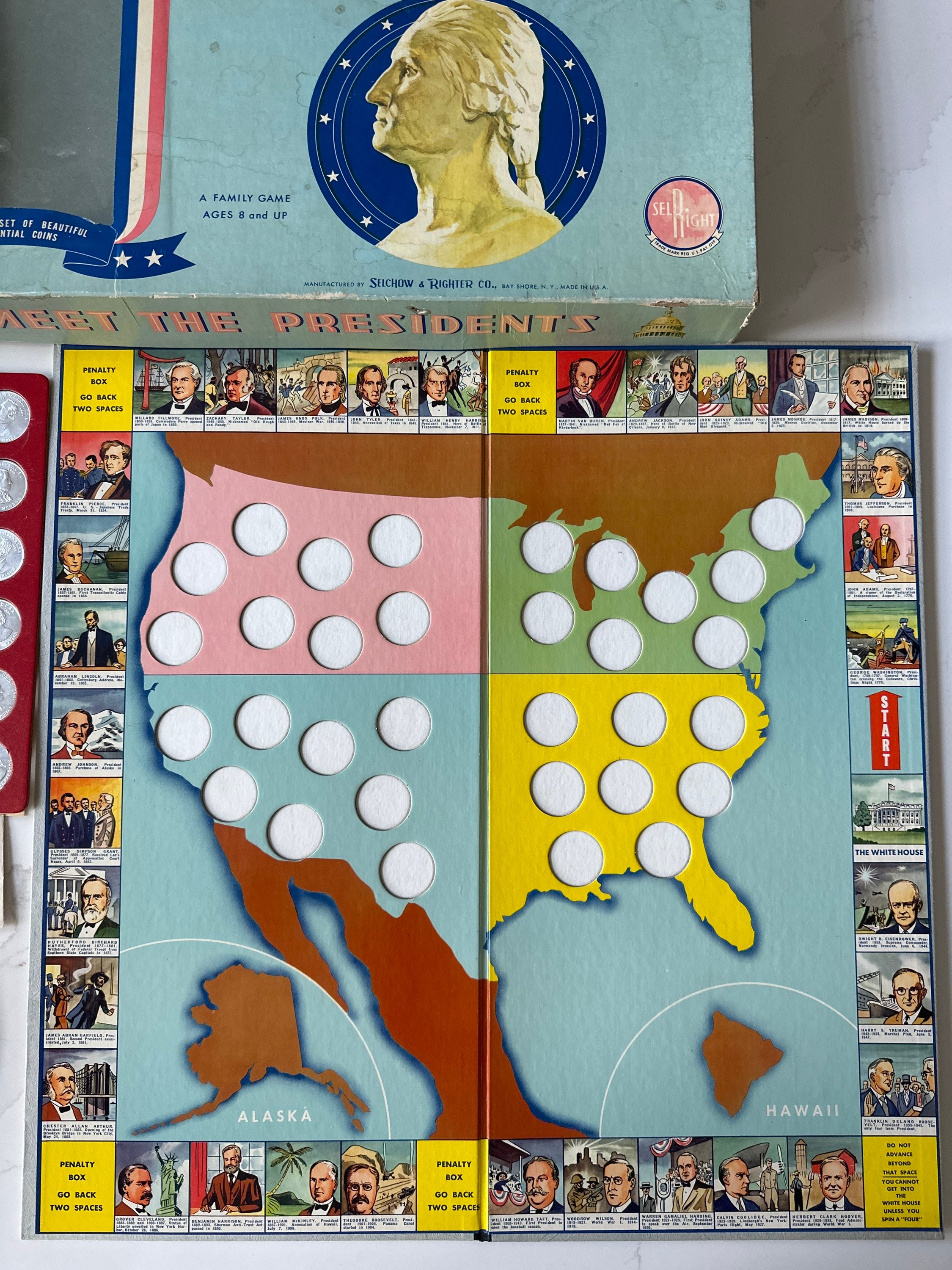 Vintage and Collectible Meet the Presidents Quiz Game for Youngn ...