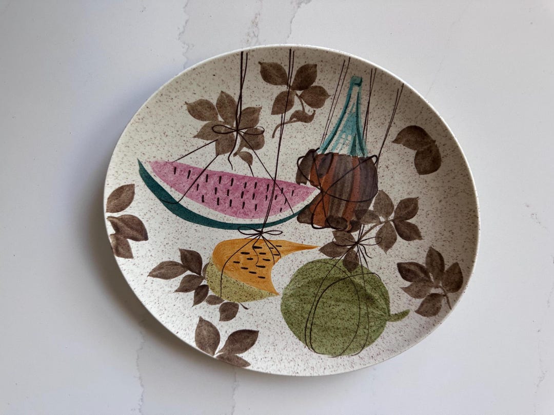 Red Wing Pottery Tampico Serving Plate or Dish - Tampico Red Wing ...