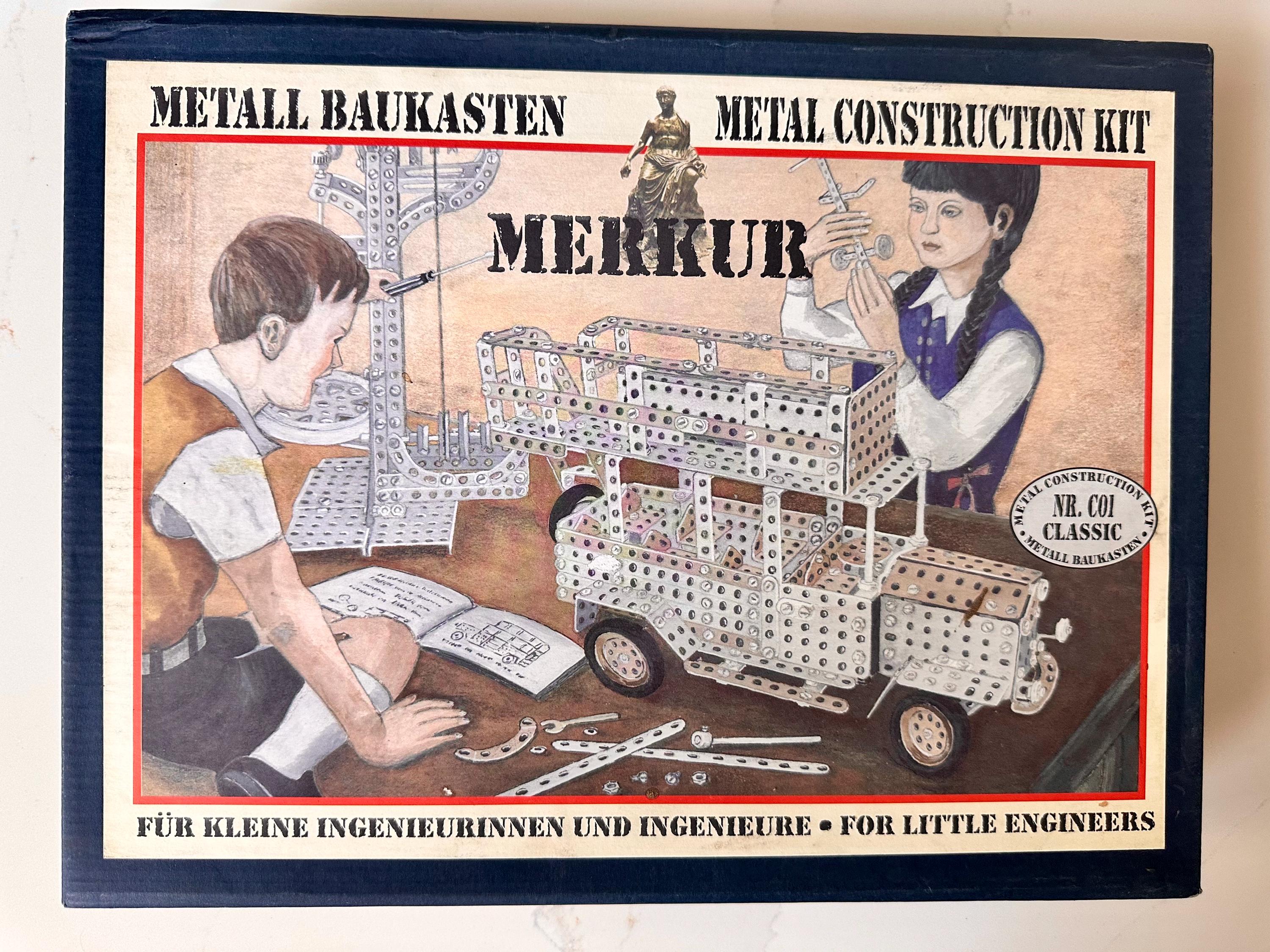 Mecano Set - Metall Baukasten - Metal Construction Kit - Karkur Metal ...