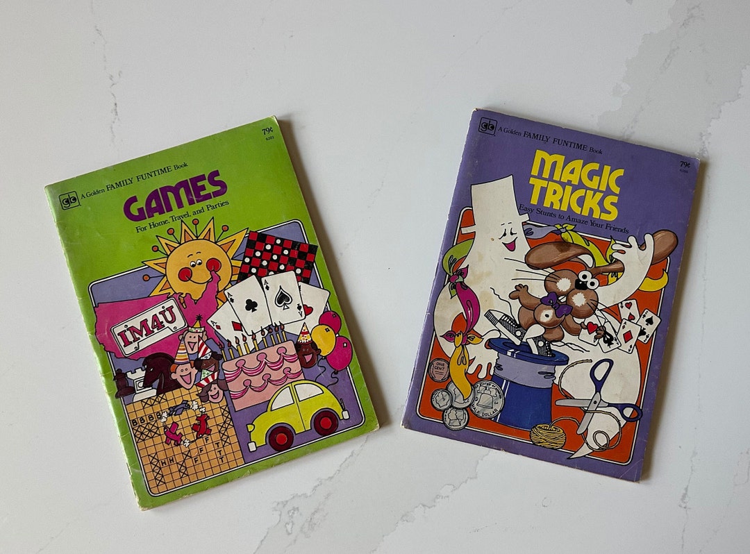 Magic Books - Vintage and Collectible Kids Games and Magic Tricks Books ...