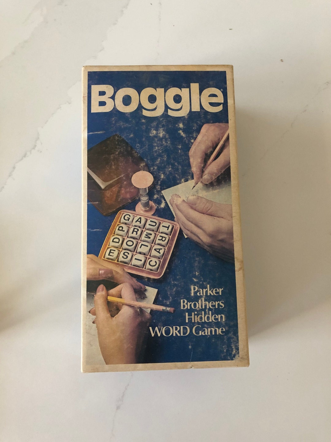 Vintage and Collectible Boggle Word Game Dice Word Game - Etsy