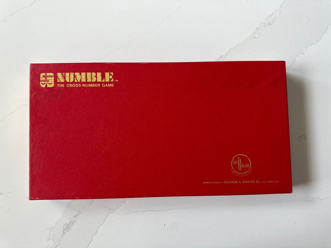 Numble Game - Vintage and Collectible Game of Numble the Cross Number ...