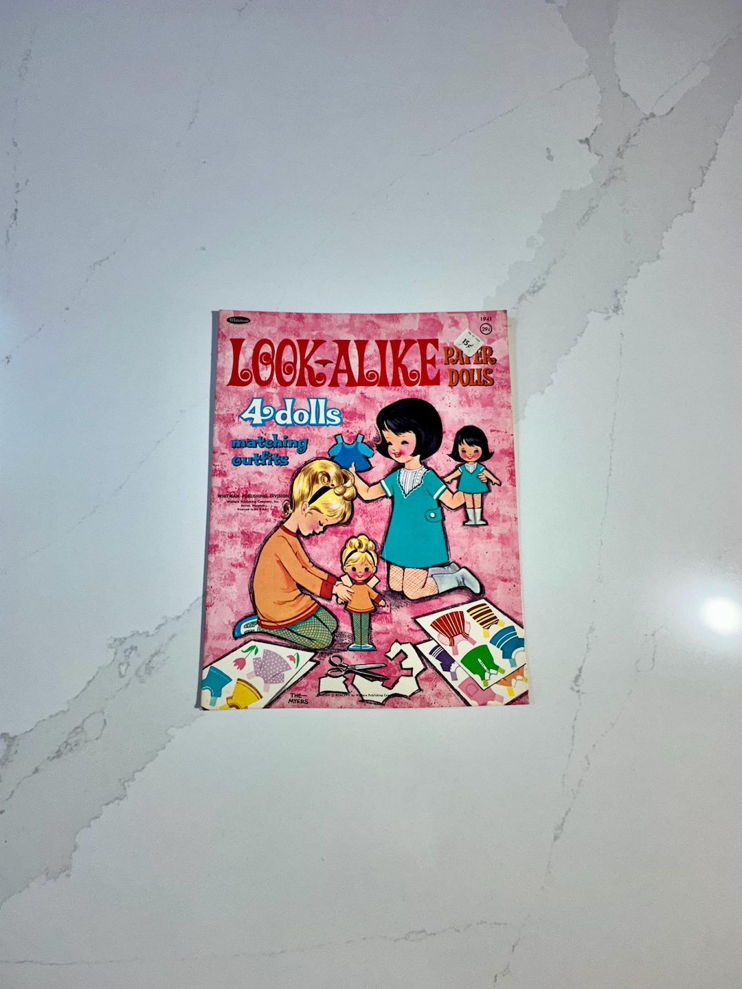 Paper Dolls - Look Alike Paper Dolls Book by Whitman With 4 Dolls and ...