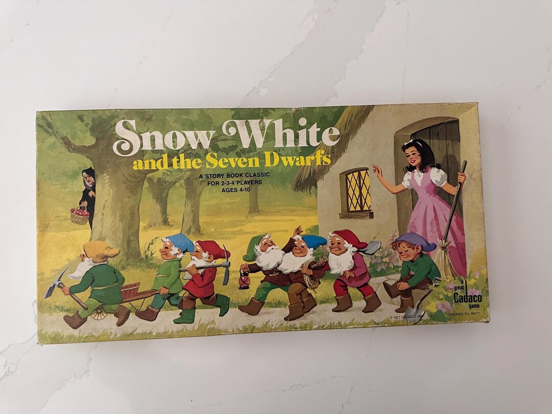 Snow White Game - Vintage and Collectible Board Game of Snow White and ...