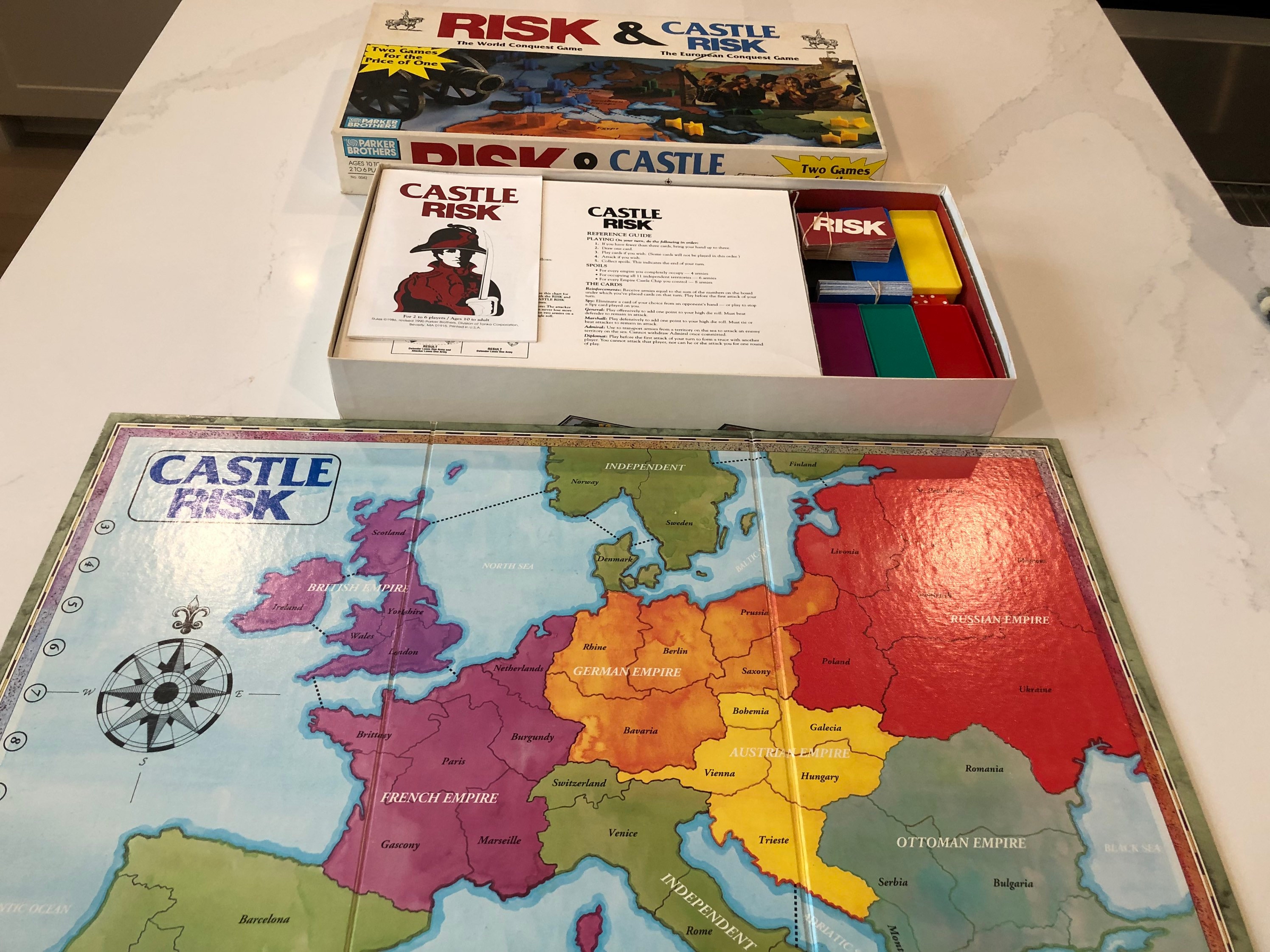 Risk Board Game Pieces