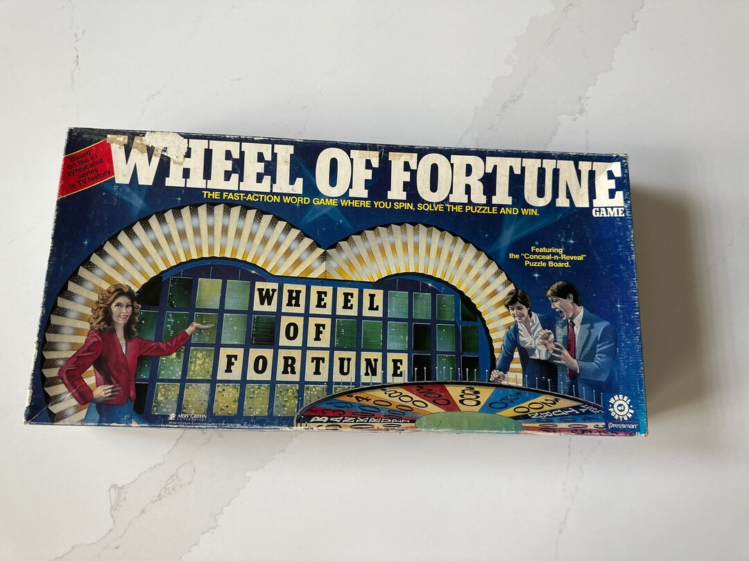 Wheel of Fortune Game - Board Game of Wheel of Fortune -vintage Wheel ...
