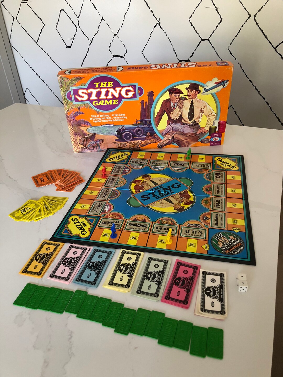 Vintage Sting Game - Vintage Ideal Board Game Called the Sting Game - Etsy