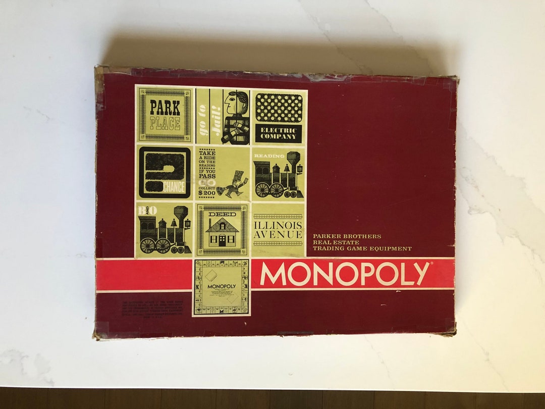 Vintage and Collectible Monopoly Board Game Complete With Pieces - Etsy