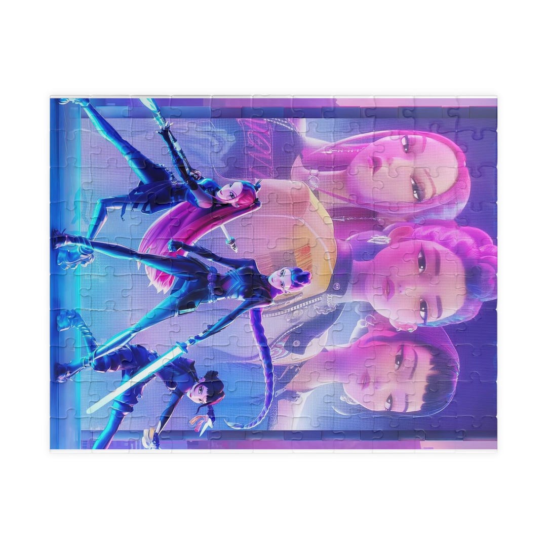 Kpop Huntrix Jigsaw Puzzle: Vibrant Colors, Brain Teaser 110pcs - Etsy