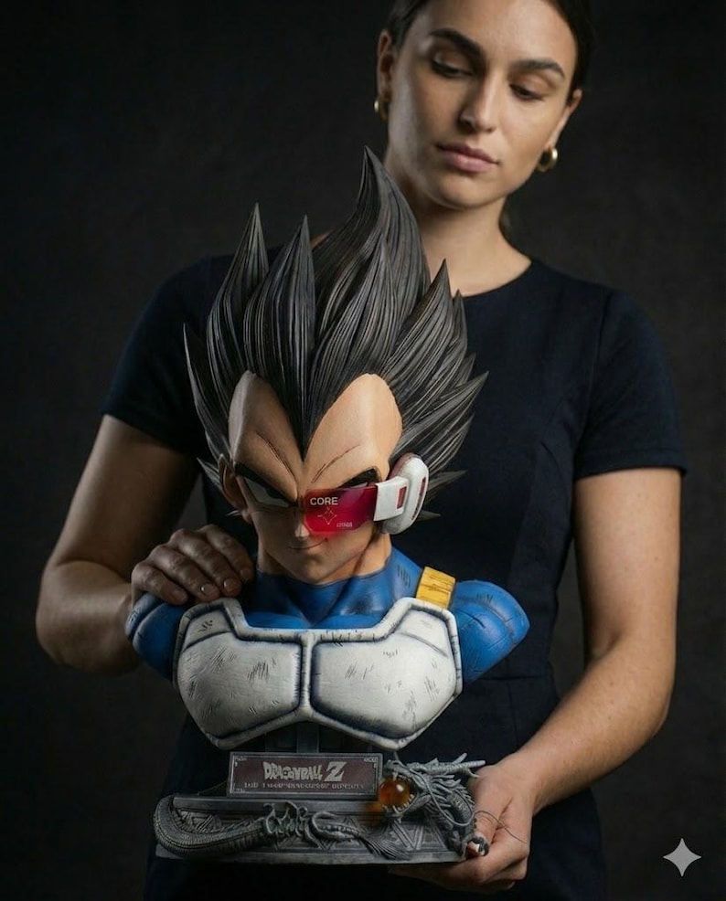 Prince Vegeta BUST STL File | King Vegeta | 3D Printable Model ...