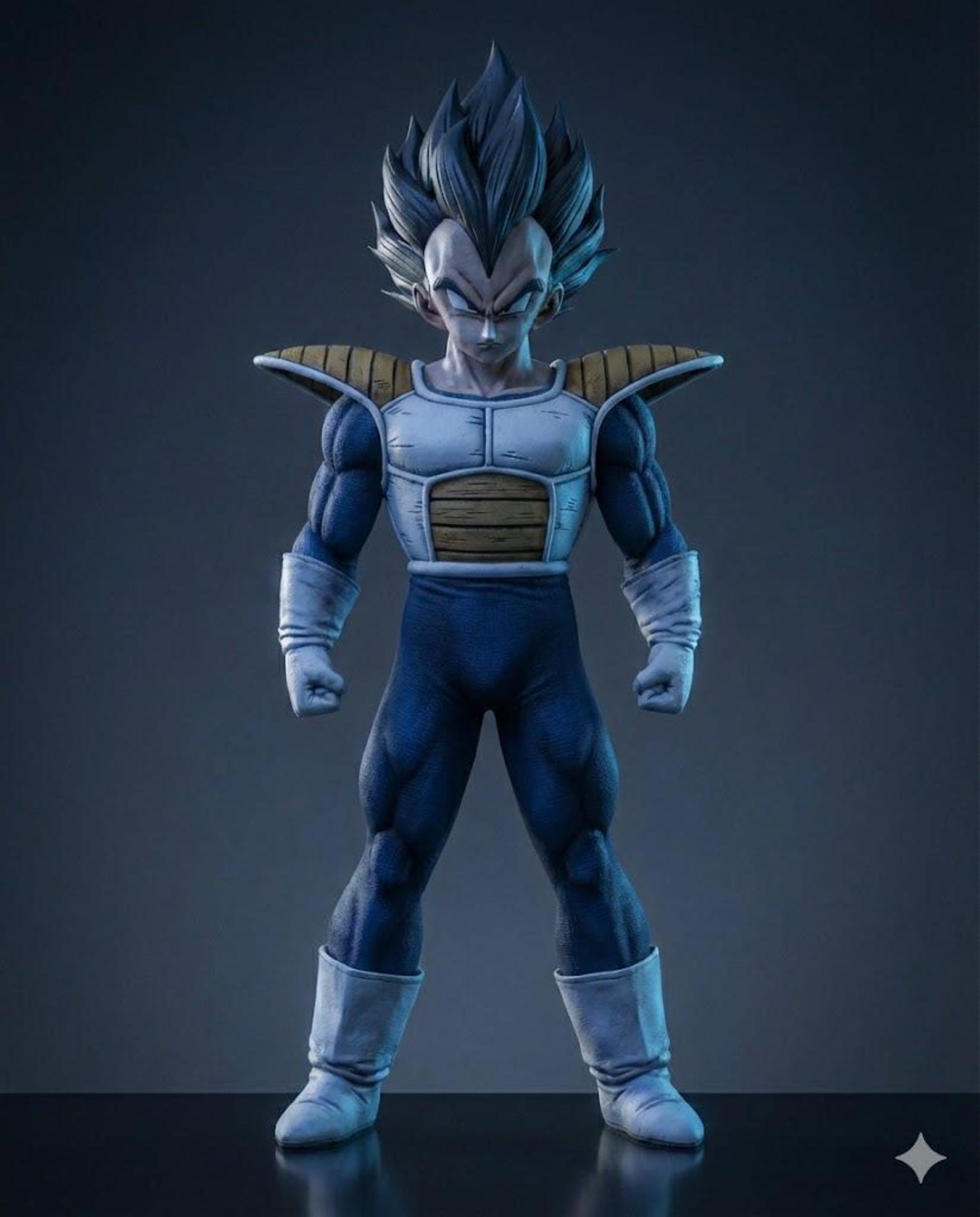 Archivo STL de la forma base de Vegeta / Rey Vegeta / Modelo imprimible ...