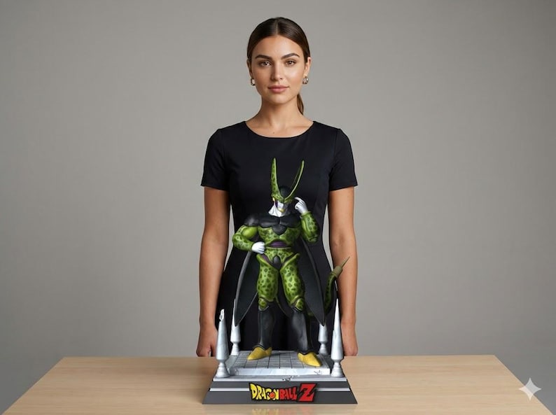 Super Perfect Cell STL File | 3D Printable Model | Anime Alien Villain ...